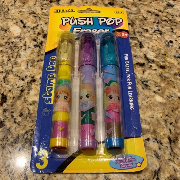 Office | Push Pop Erasers | Poshmark